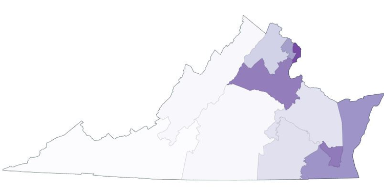 Federal Employment and Armed Forces by Congressional District