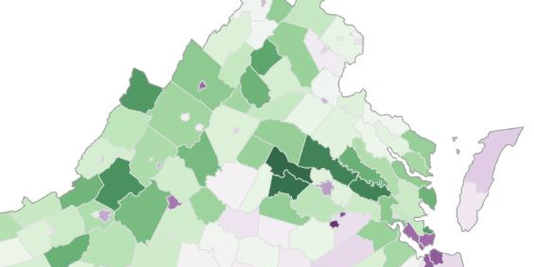 Locality Turnout Compared to Statewide
